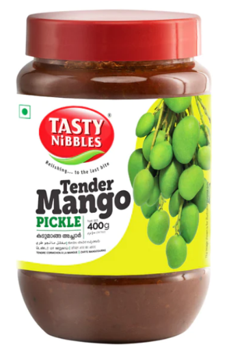 Thomman's Groceries. Tender Mango Pickle (Tasty Nibbles) 400 g