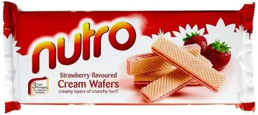 Thomman's Groceries. Nutro Wafer Strawberry (Britannia) 75g