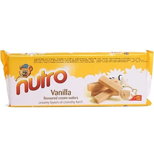 Thomman's Groceries. Nutro Wafer Vanilla (Britannia) 75g